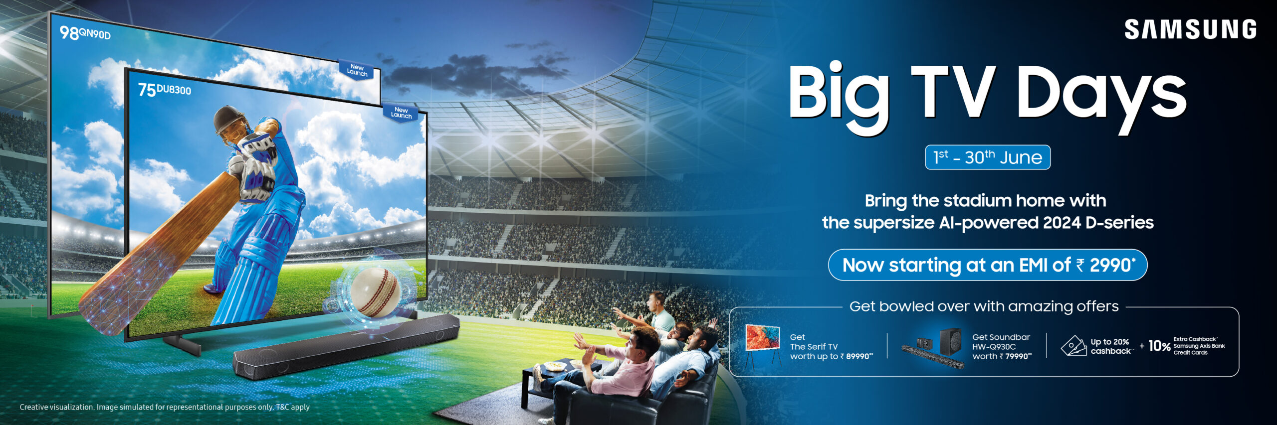 Bring the Stadium Home with Samsung ‘Big TV Days’ Sale on Ultra-Premium ...